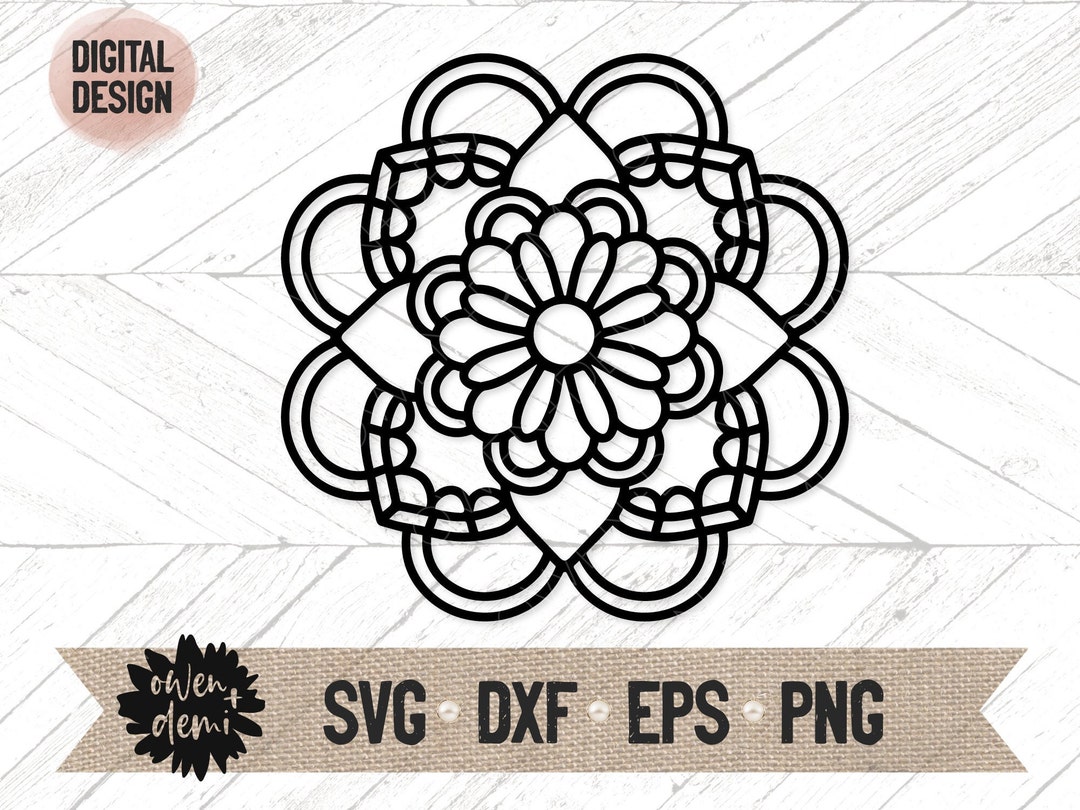 Mandala Svg Simple Mandala Svg Mandala Png Mandala Clip Art Hand Drawn ...
