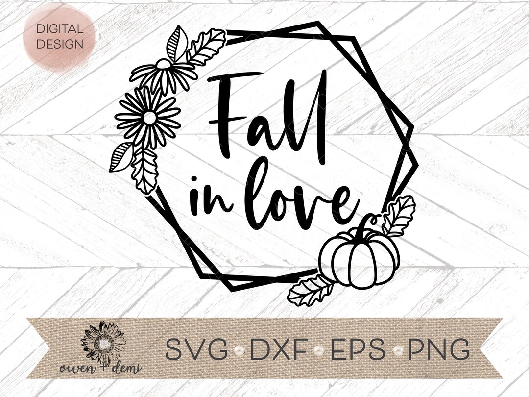 Fall in Love SVG Fall Svg fall Svg for Cricut Fall for - Etsy