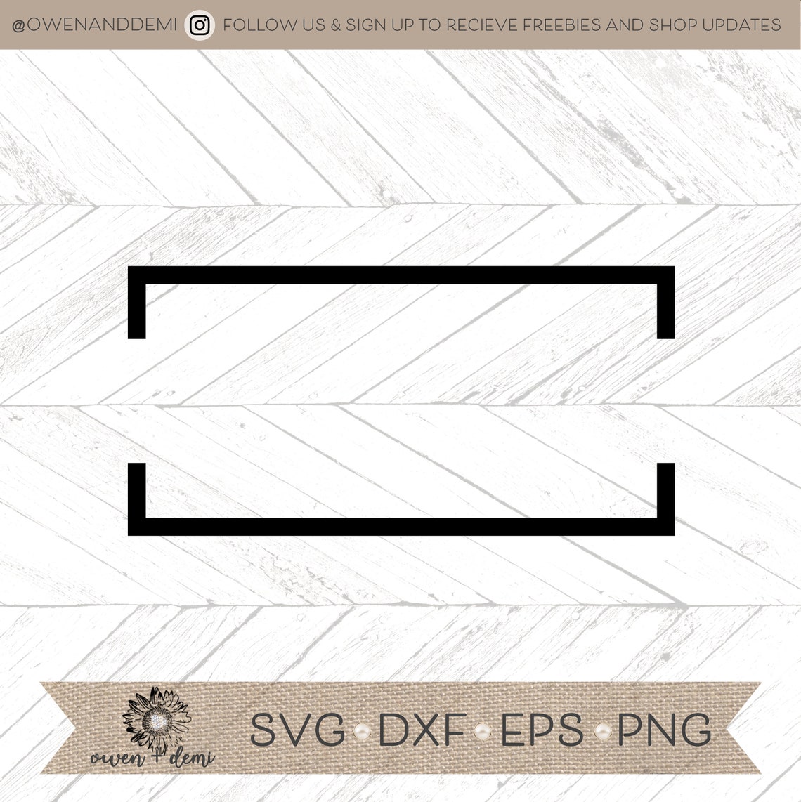 Split Rectangle Svg Split Frame Svg Rectangle Svg - Etsy