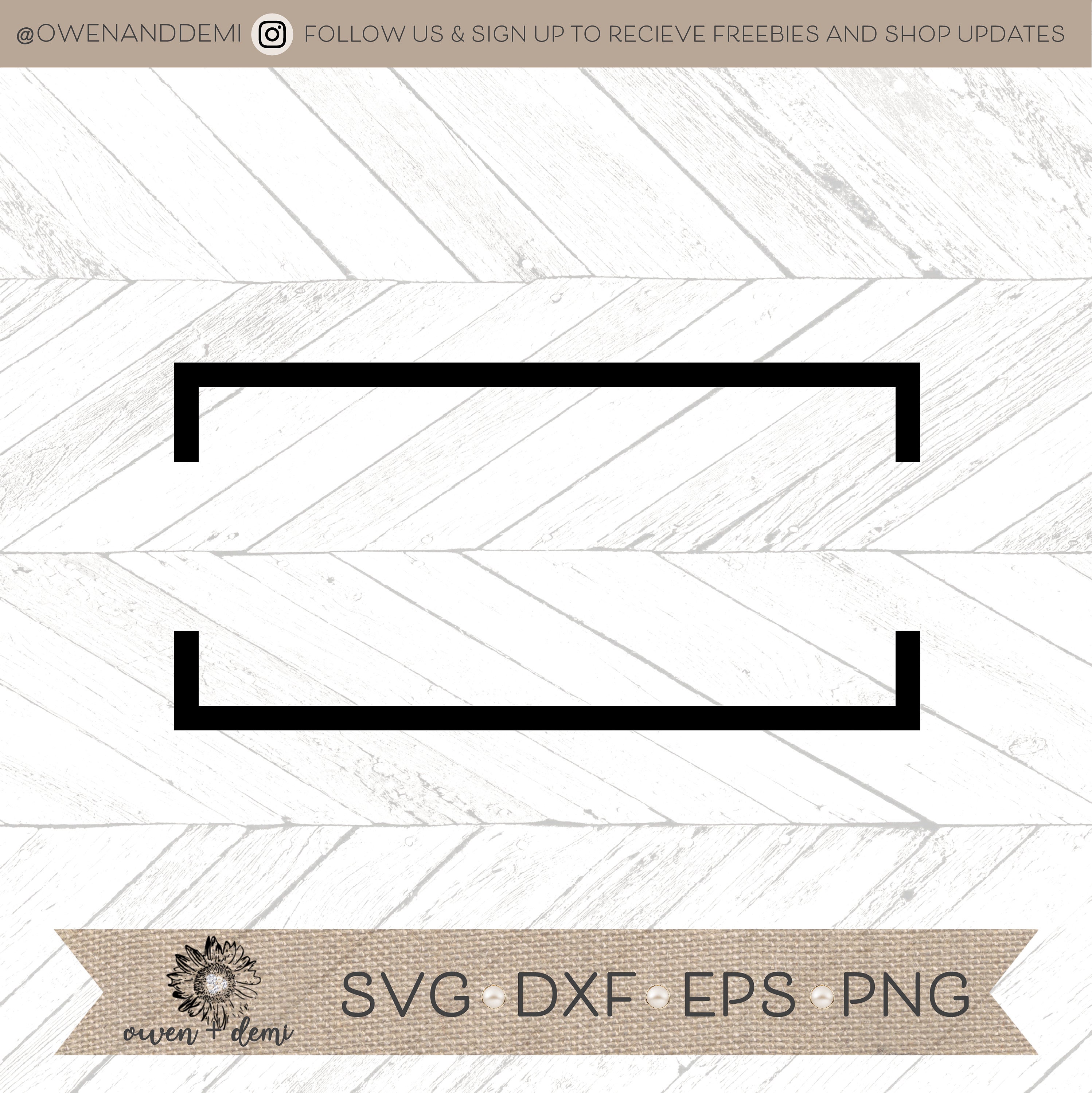 Split Rectangle Svg Split Frame Svg Rectangle Svg - Etsy
