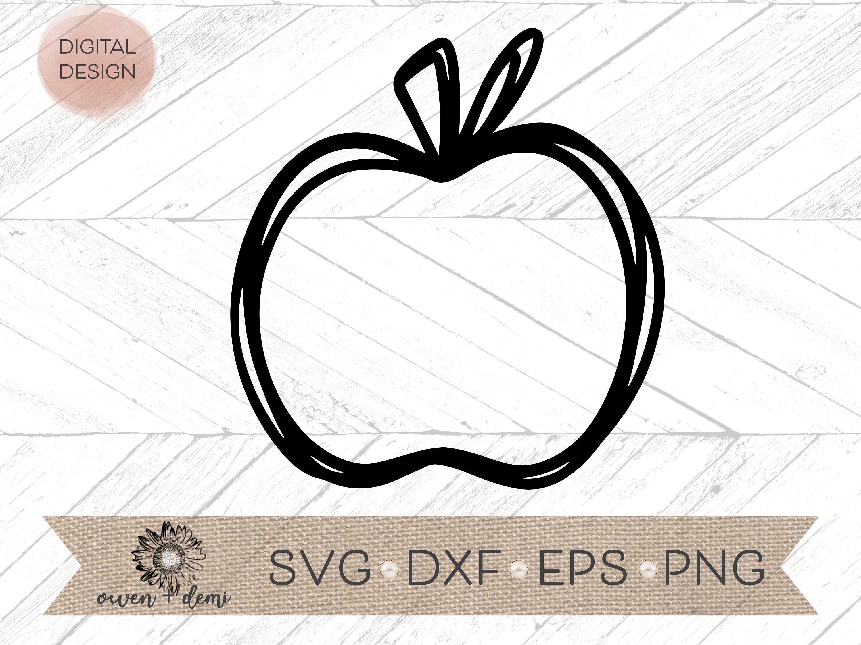 Apple Outline Silhouette