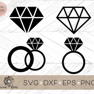 Diamond Svg Bundle Diamond Svg Diamond Cricut Cut File - Etsy