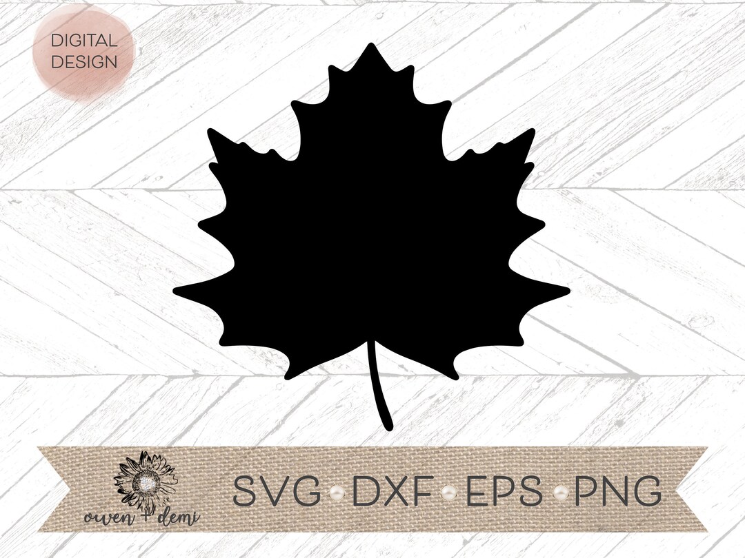 Leaf SVG Maple Leaf Svg Svg for Cricut Svg for Silhouette Leaf Clip Art ...