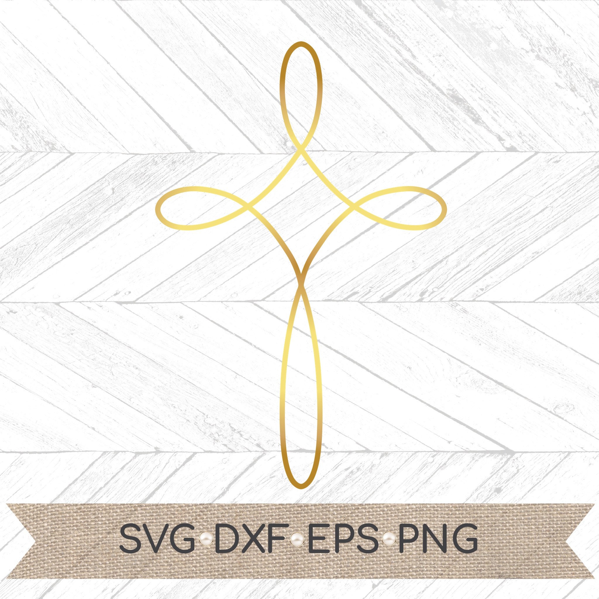 Cross Svg Decorative Cross Svg Gold Cross Clip Art - Etsy