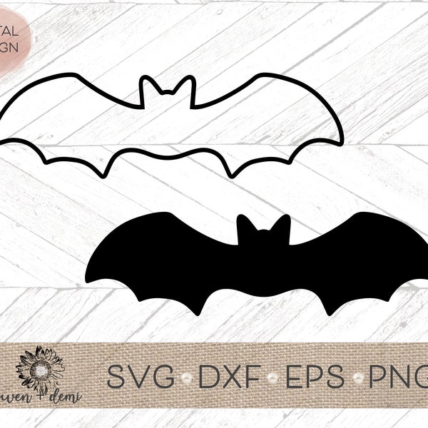 Bat Svg - Etsy