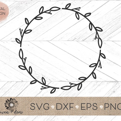Vine Wreath Svg Vine Wreath Cut File Vine Cricut Cut File - Etsy