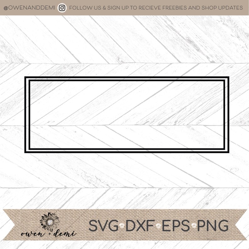 Rectangle Border Svg Rectangle Lined Frame Svg Sign Border - Etsy