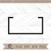Split Rectangle Svg Split Frame Svg Rectangle Svg Rectangle Cricut Svg ...