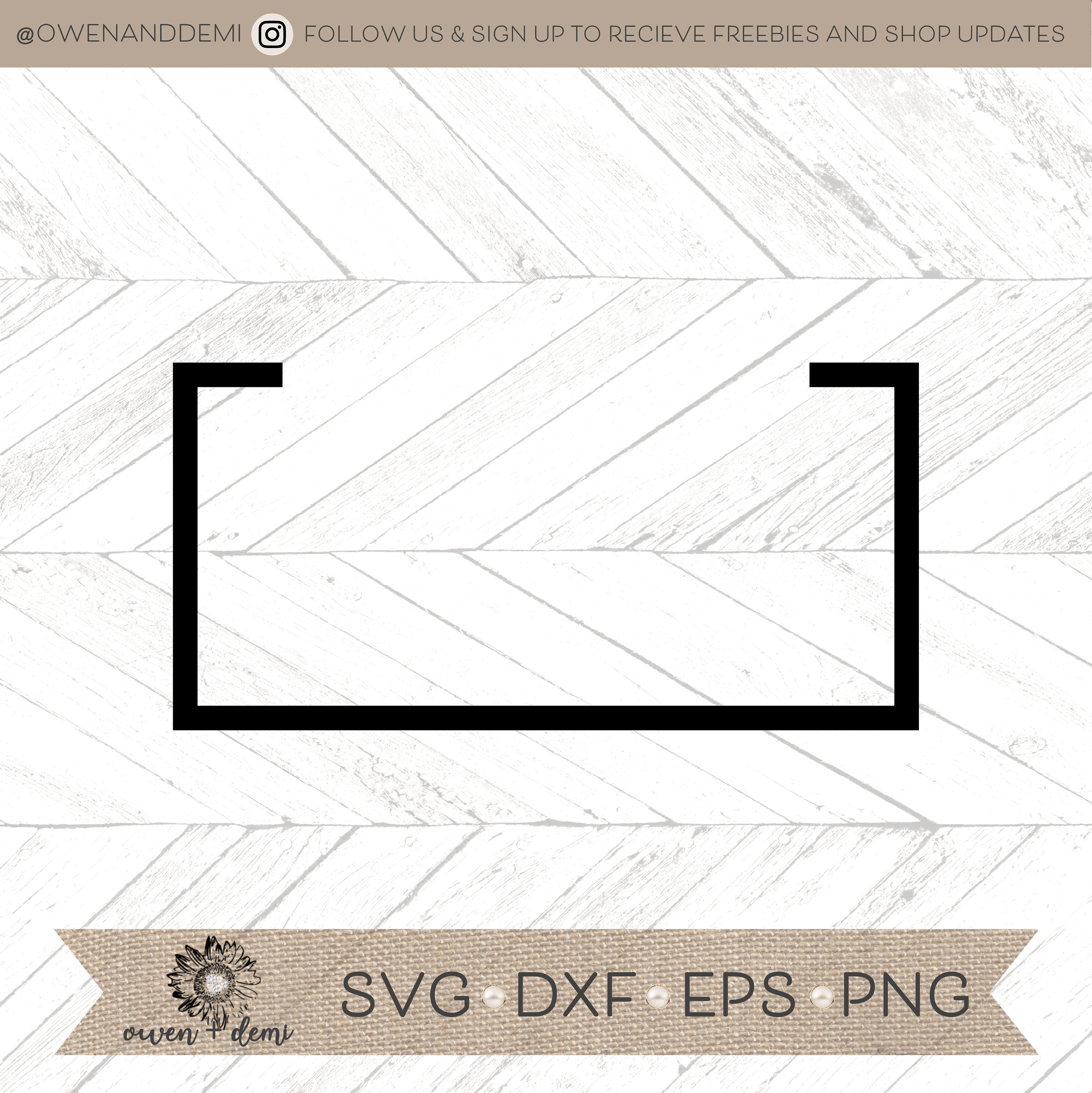 Split Rectangle Svg Split Frame Svg Rectangle Svg - Etsy