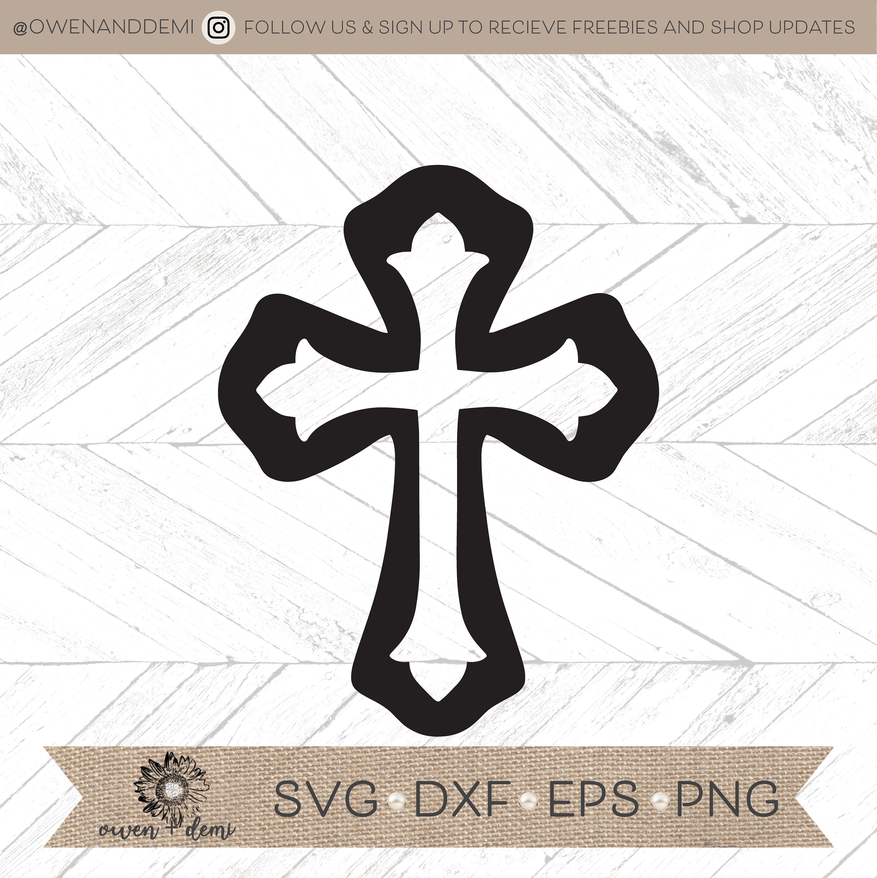 Cross Bundle Svg Rustic Chic Cross Svg Decorative Cross | Etsy
