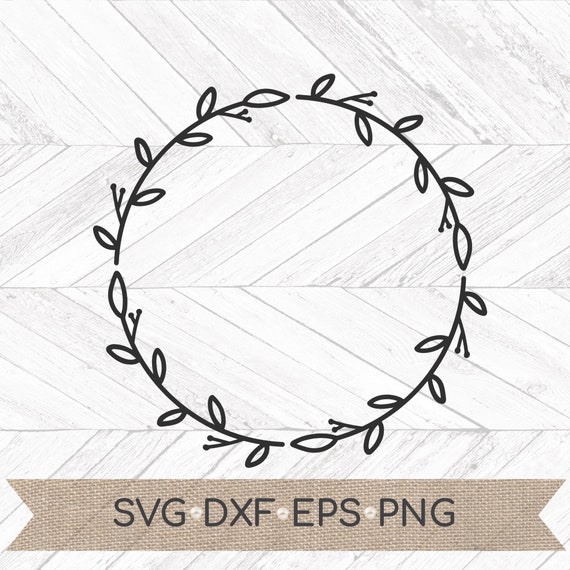 Vine Wreath svg vine wreath cut file vine Cricut cut file | Etsy
