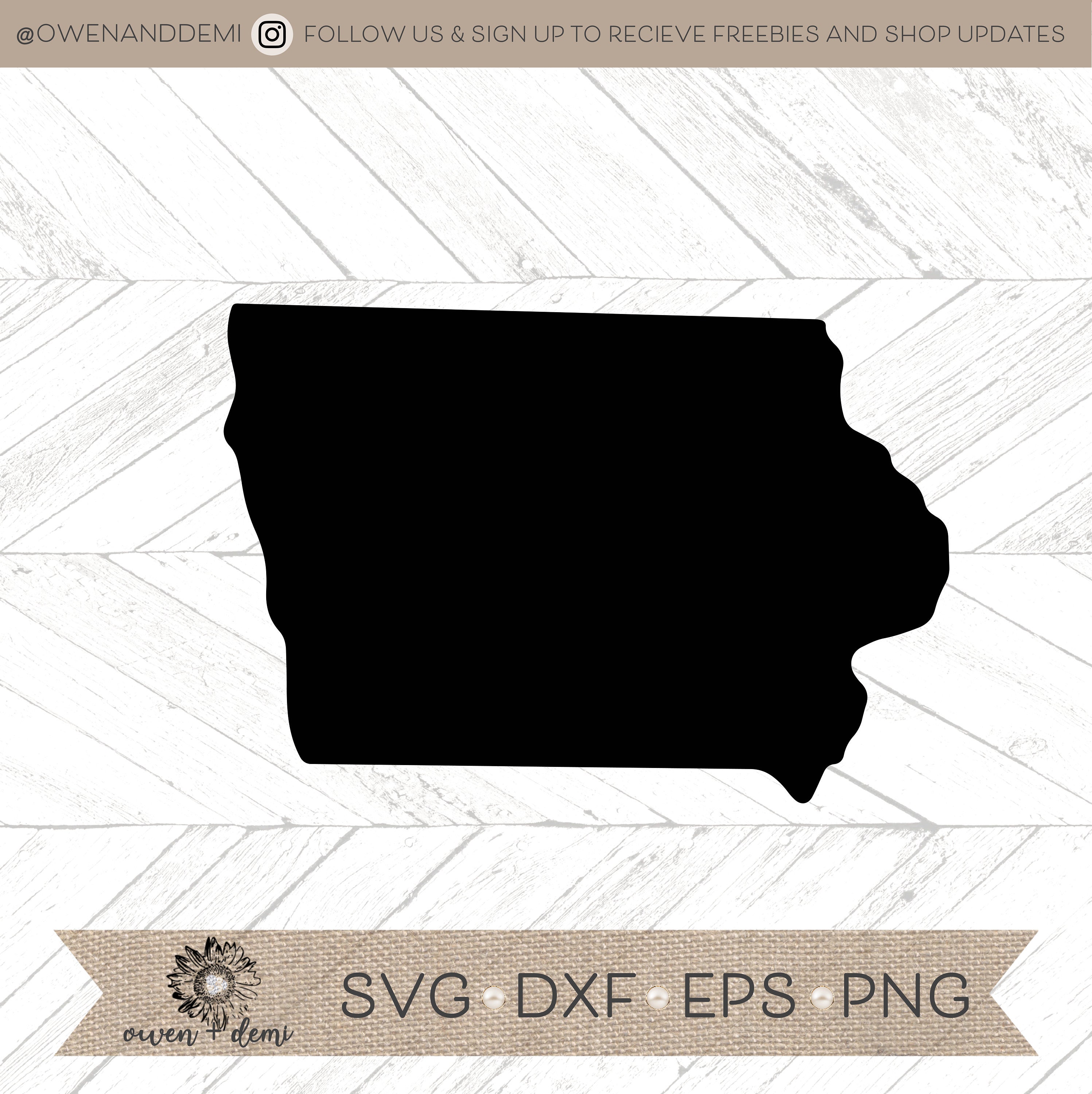 Iowa Svg Iowa Outline Svg State Svg Iowa Clipart Grunge - Etsy UK
