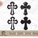 Cross Bundle Svg Rustic Chic Cross Svg Decorative Cross Cut File Cross ...