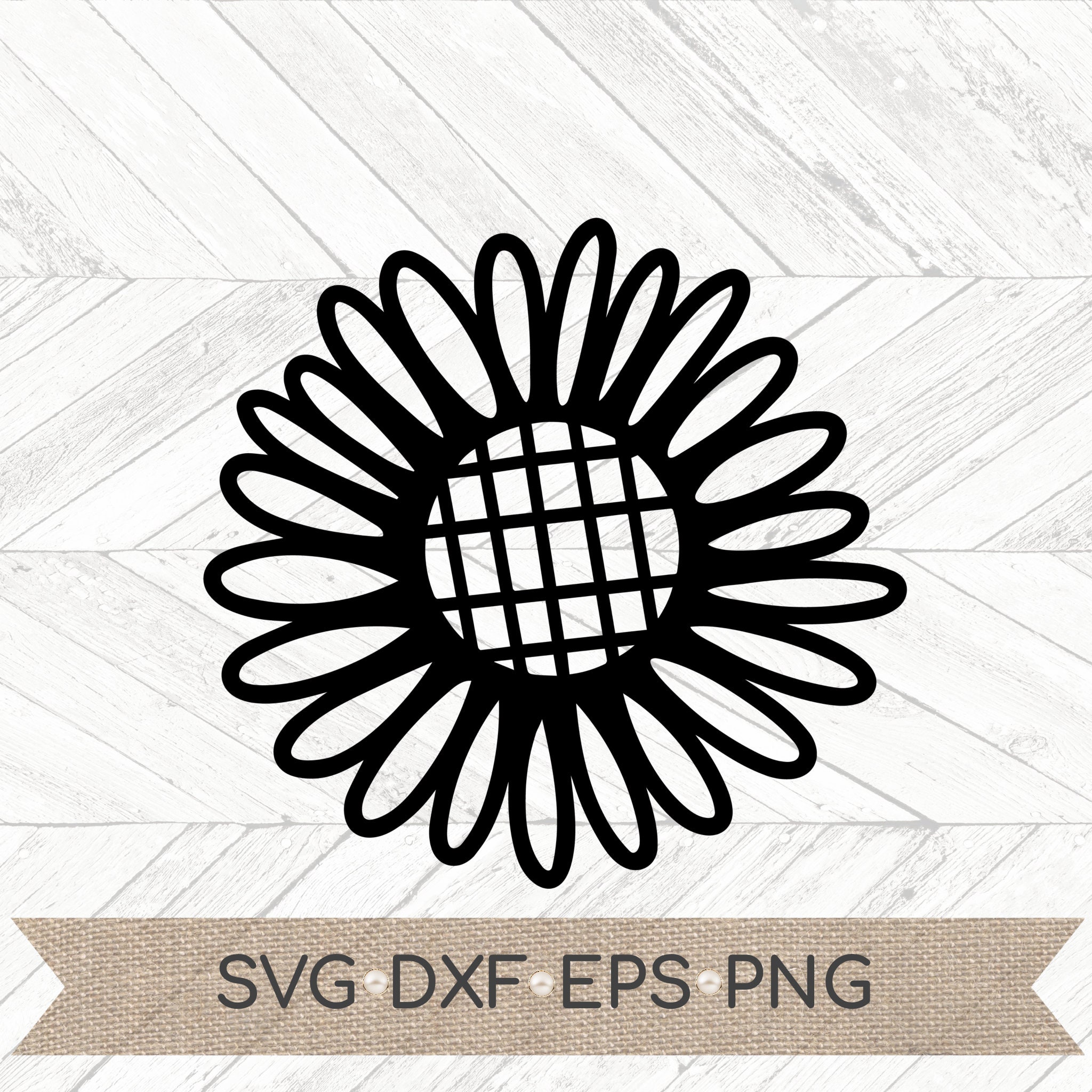 Sunflower Svg Sketch Sunflower Cut File Flower Cricut Cut - Etsy
