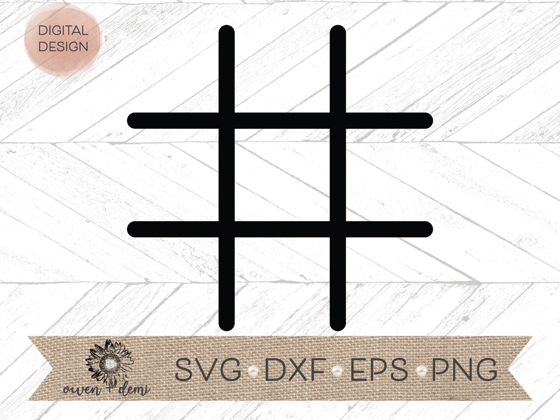 TIC TAC TOE Svg Tic Tac Toe Grid Svg Game Cricut Cut File - Etsy
