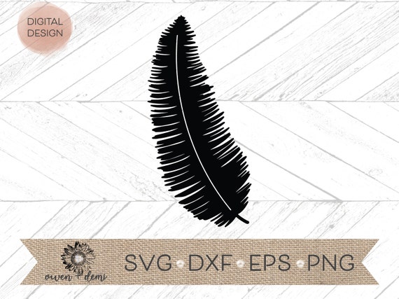 Feather Svg Feather Sketch Svg Feather Cut File Cricut | Etsy