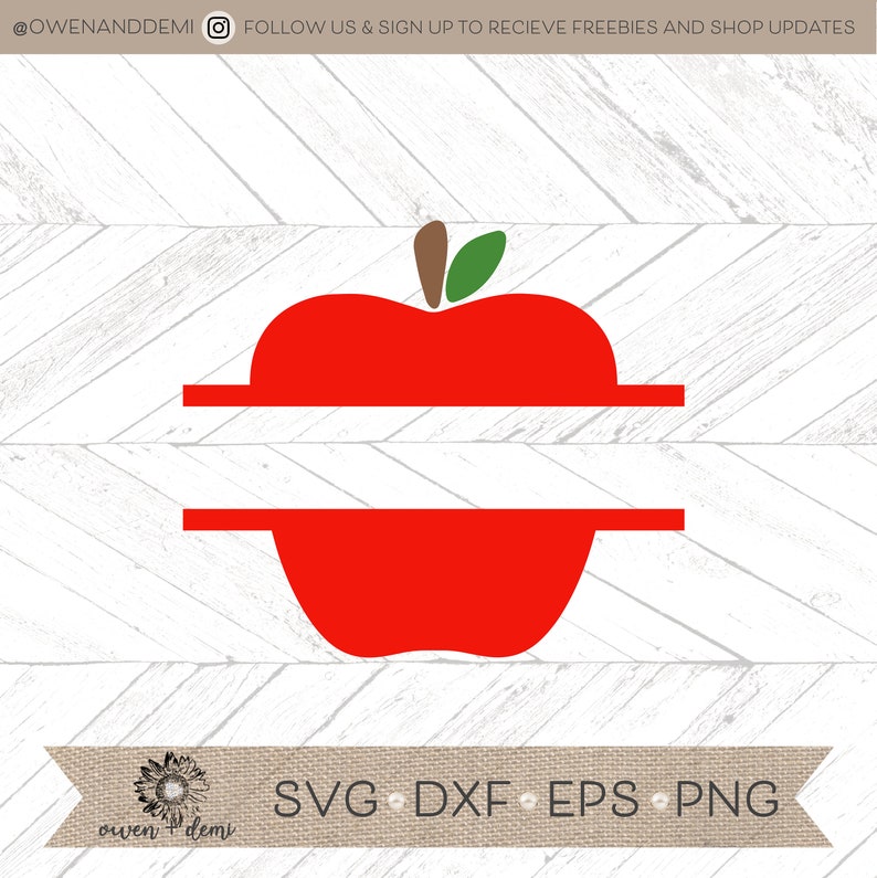 Apple Bundle Svg Apple Monogram Svg Split Apple Svg - Etsy