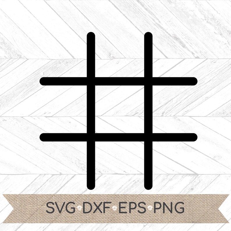 TIC TAC TOE svg tic tac toe grid svg game Cricut cut file | Etsy