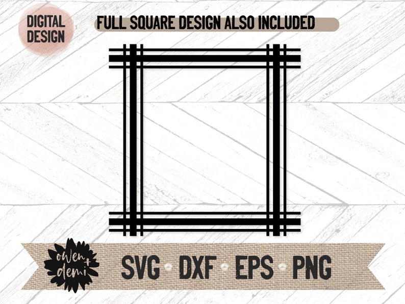 Border Svg Square Corner Border Svg Tier Tray Svg - Etsy