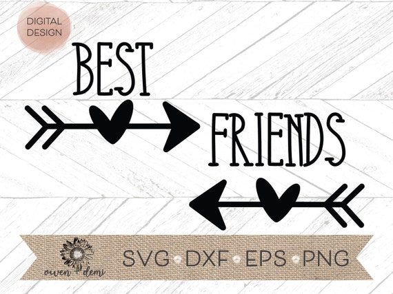 Best Friends Svg Best Friends Cut File Best Friends Svg | Etsy Canada