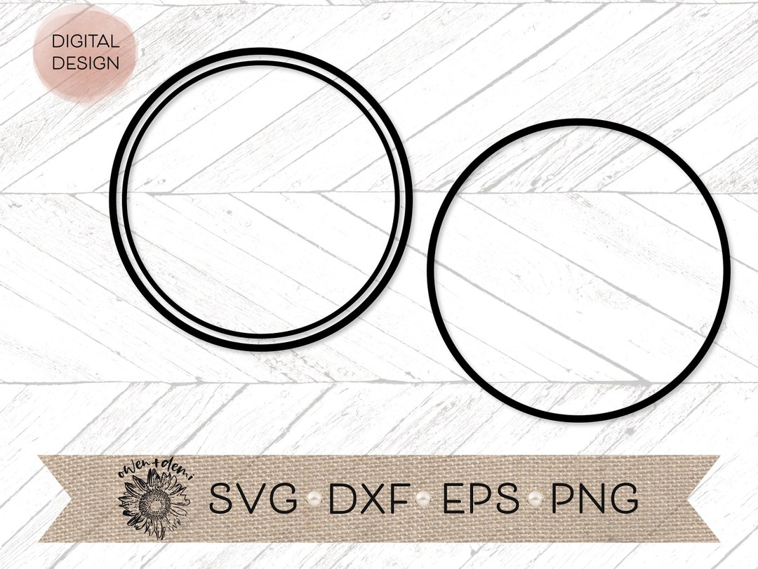 Circle Border Svg Circle Lined Frame Svg Sign Circle Border Svg Circle ...