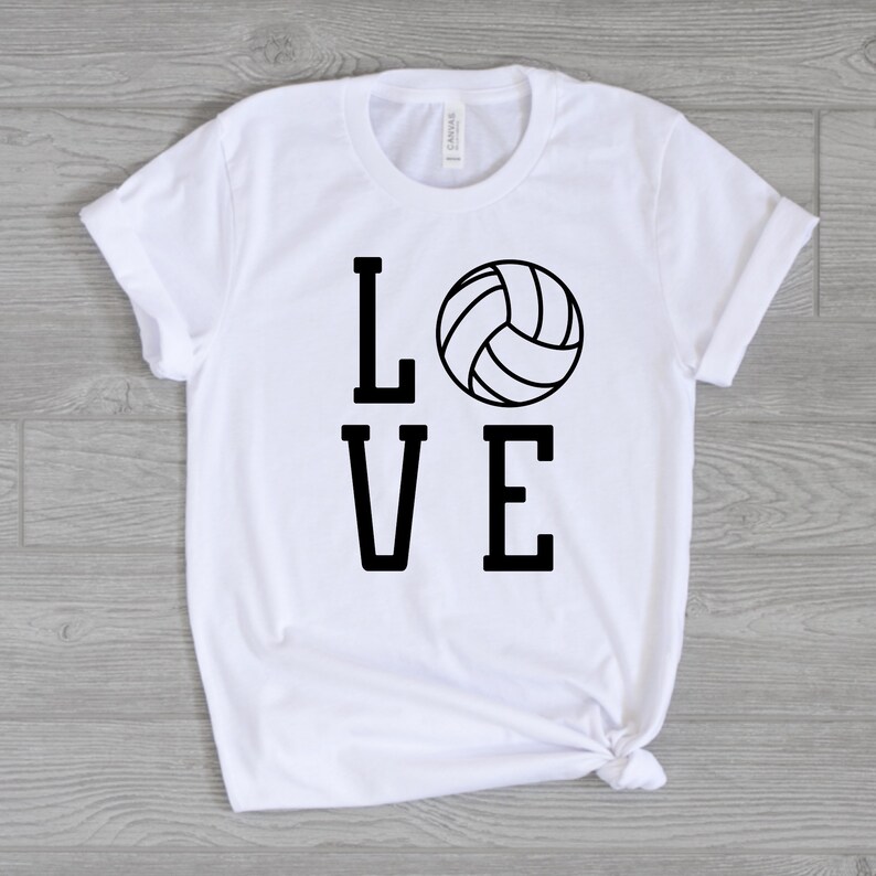 Love Volleyball Svg Volleyball Dxf Eps Png Cut File - Etsy