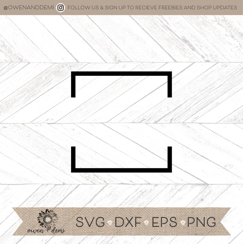 Split Square Svg Split Frame Svg Square Svg Square | Etsy