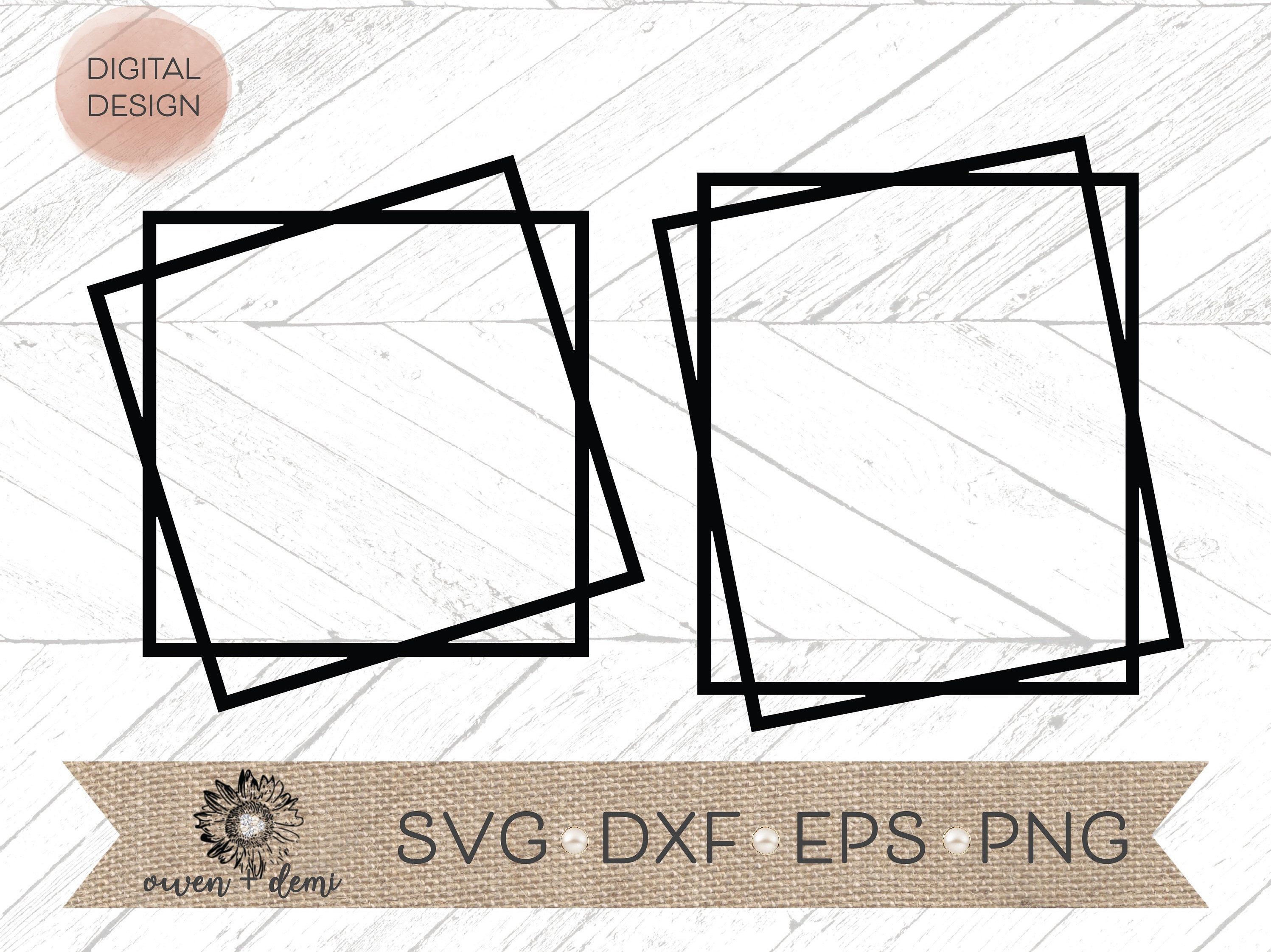 Square Frame Svg Rectangle Frame Svg Square Svg - Etsy