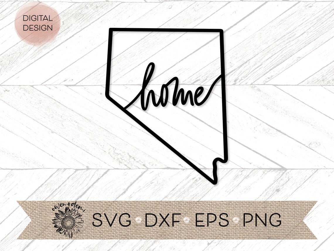 Nevada Svg Nevada Outline Svg State Svg Nevada Clipart - Etsy