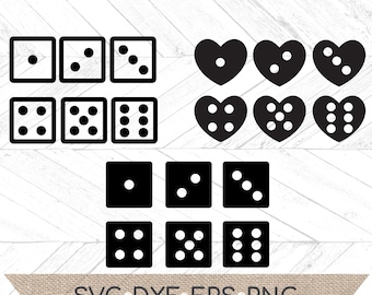 Dice Svg | Etsy