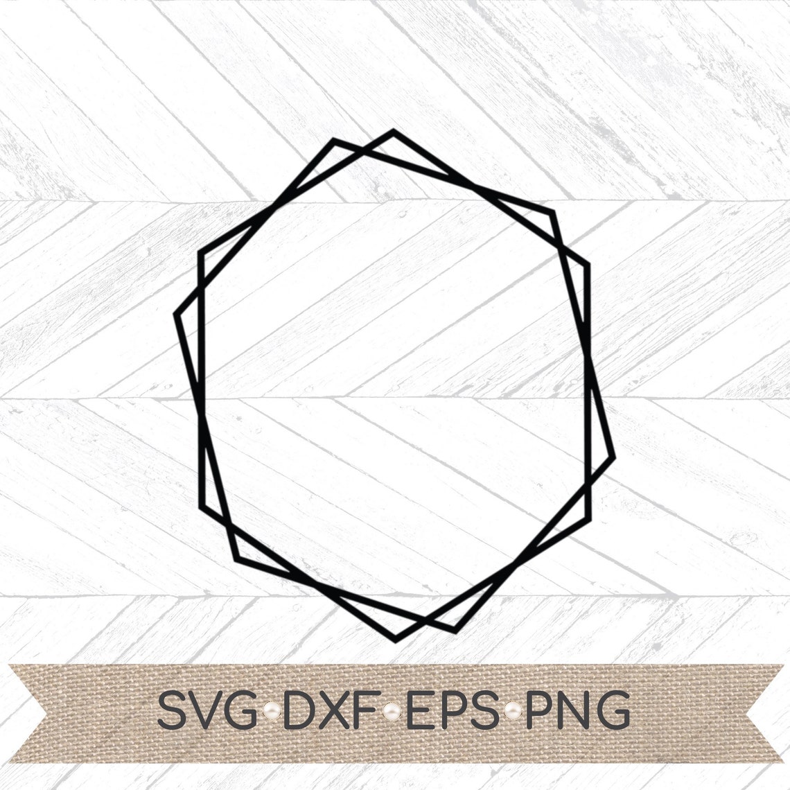 Hexagon Frame Svg Geometric Hexagon Frame Svg Hexagon Svg - Etsy
