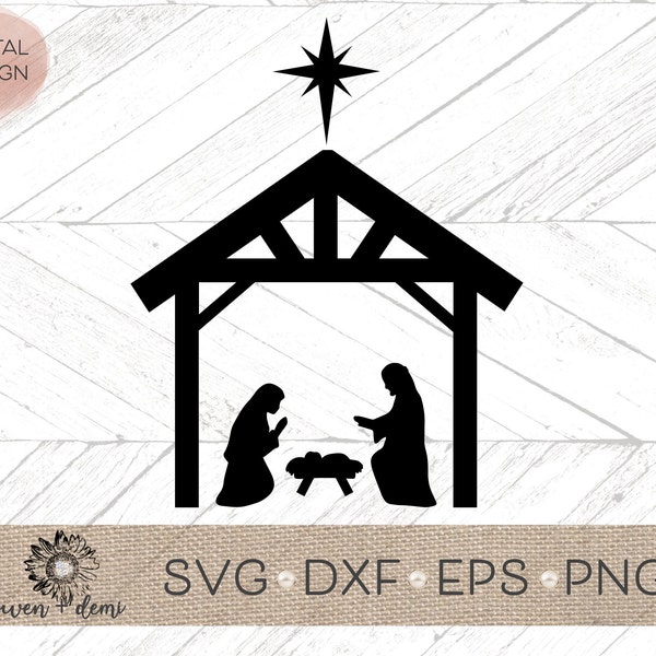 Manger Svg - Etsy