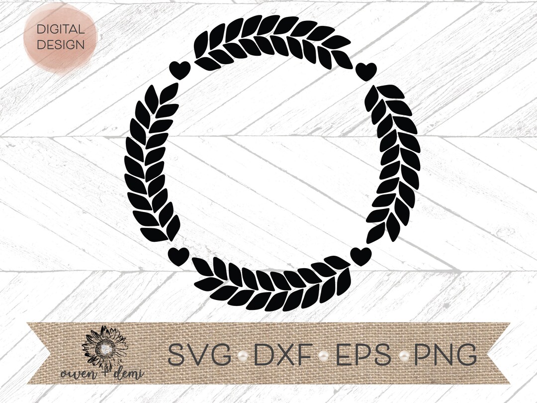 Wreath Svg Wheat Wreath Cut File Wreath Cricut Cut File Wheat ...