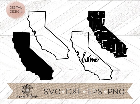 California Svg California Outline Svg State Svg Calfornia - Etsy