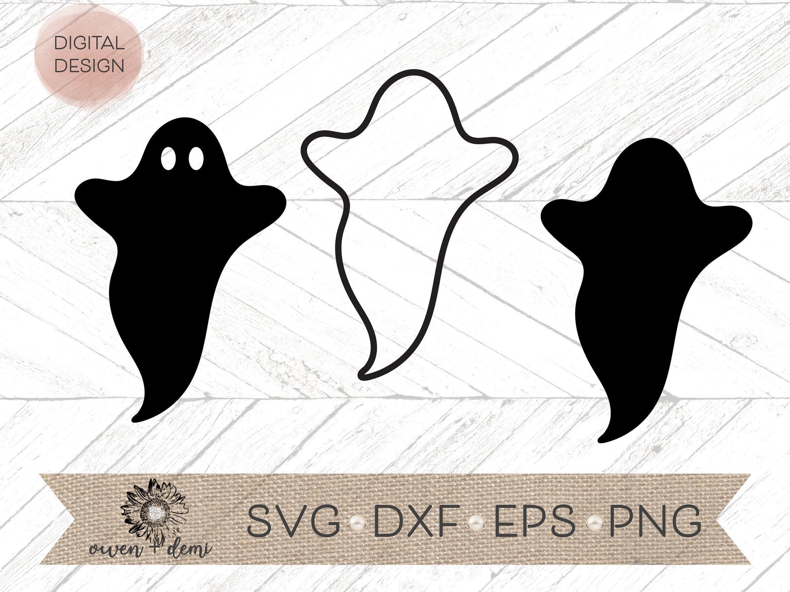 Ghost Svg Halloween Svg Halloween Cricut Cut File - Etsy