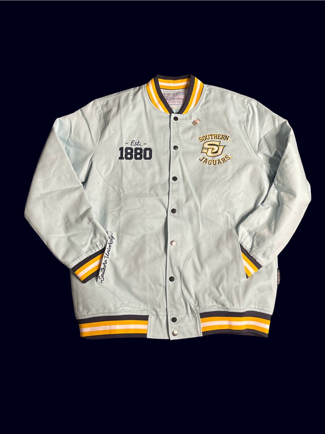 SU Varsity Denim Jacket - Etsy