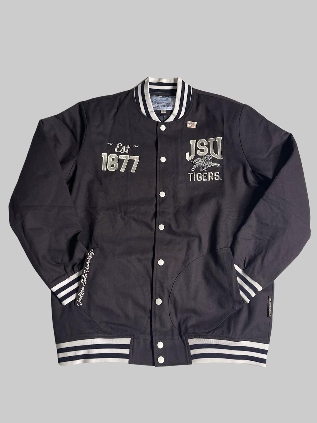 JSU Varsity Denim Jacket - Etsy