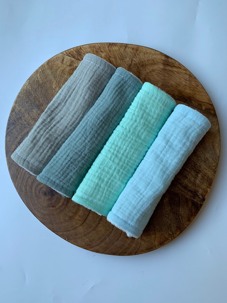 Wash Cloth Organic Bamboo Cotton Baby Blue Wash Bath Cloth - Etsy Australia