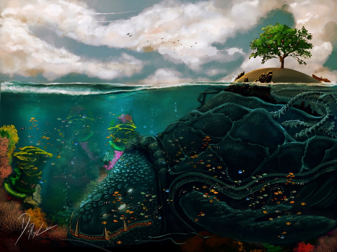 Deep Sea Artwork, Blue Water Canvas Print, Sea View Art, Ocean Waves ...