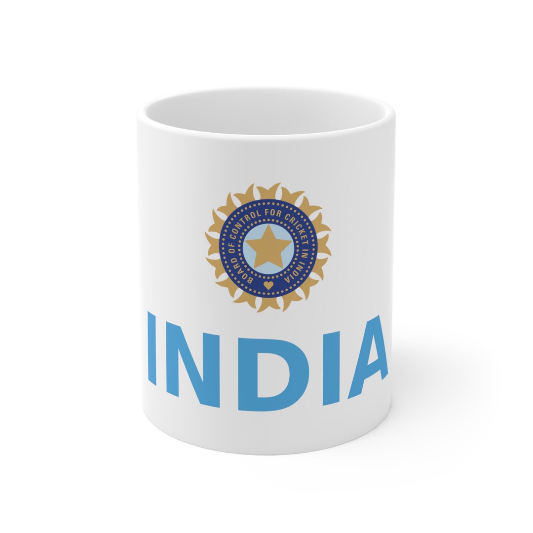 Indian Cricket Team Ceramic Coffee Mug - Etsy