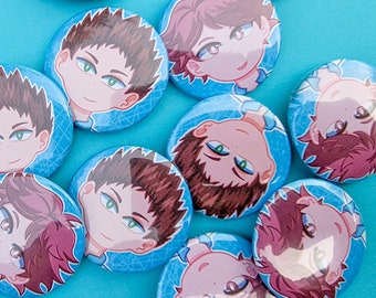 Haikyuu Buttons | Etsy
