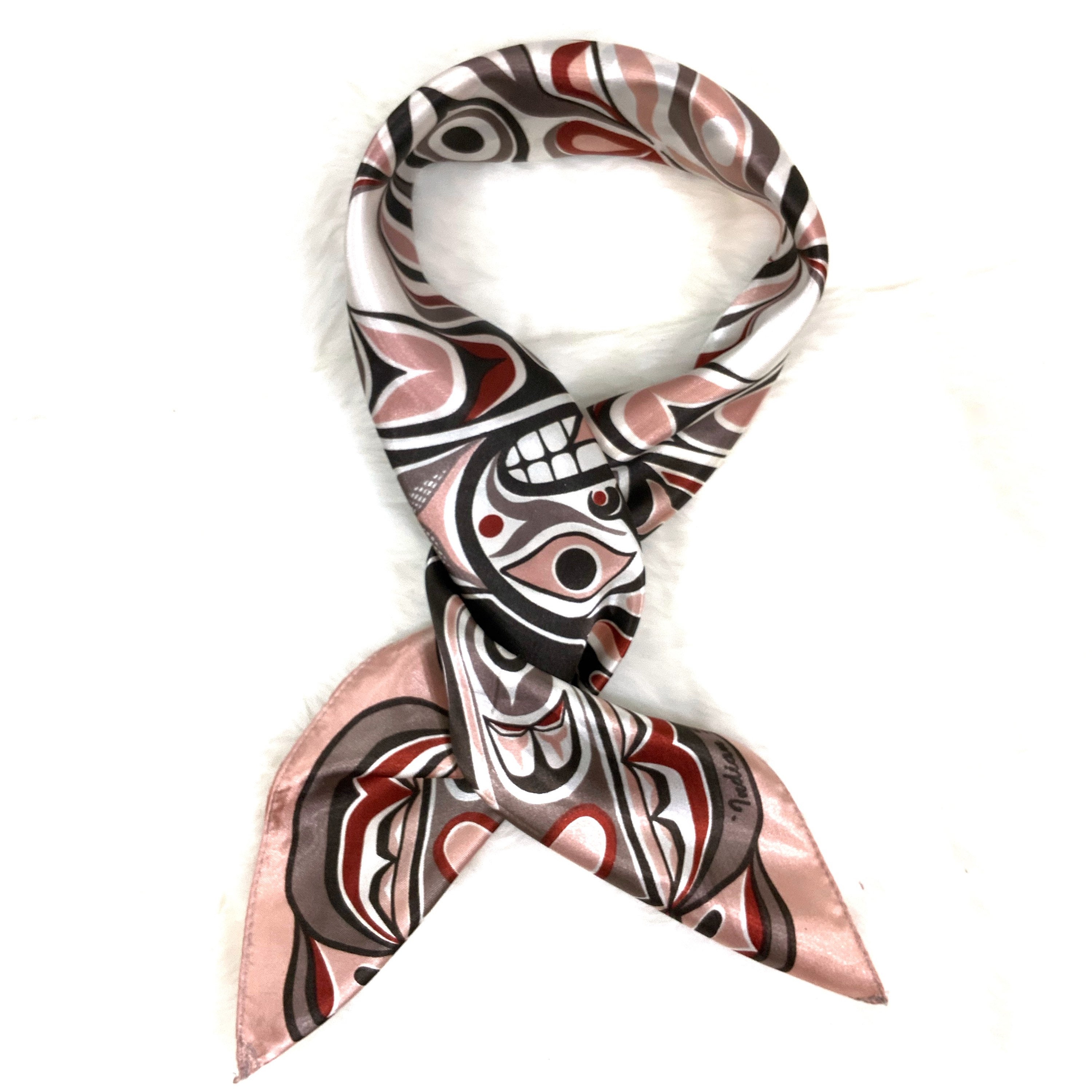 Scarf Tribal Eleanor Paine Skemo Indian Sunface Polyester Canadian ...