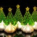 20 Isomalt Mini Christmas Tree Cake Toppers: Diamond Studded Holiday ...