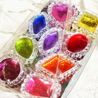 Edible Hard Candy Geode Agate Slice Crystals Polished Rock Geodes ...