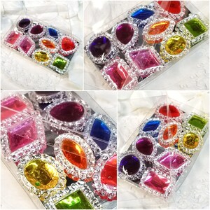 9 Assorted Isomalt Sugar Brooches: Isomalt Cake Jewels, Cupcake Toppers ...