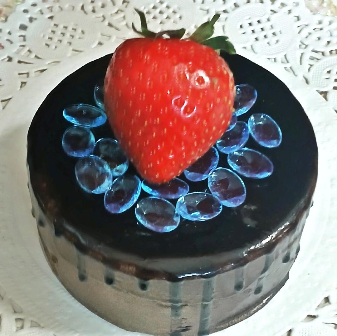 Edible Oval Isomalt Sugar Gems: Cake & Ring Box Cookie Decoration (64 ...