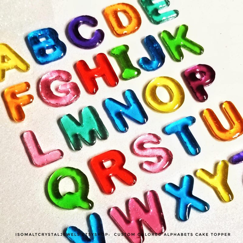 Alphabet for Fondant - Etsy