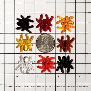 16 Extra-small Isomalt Spiders: Halloween Cake Toppers, Spooky ...