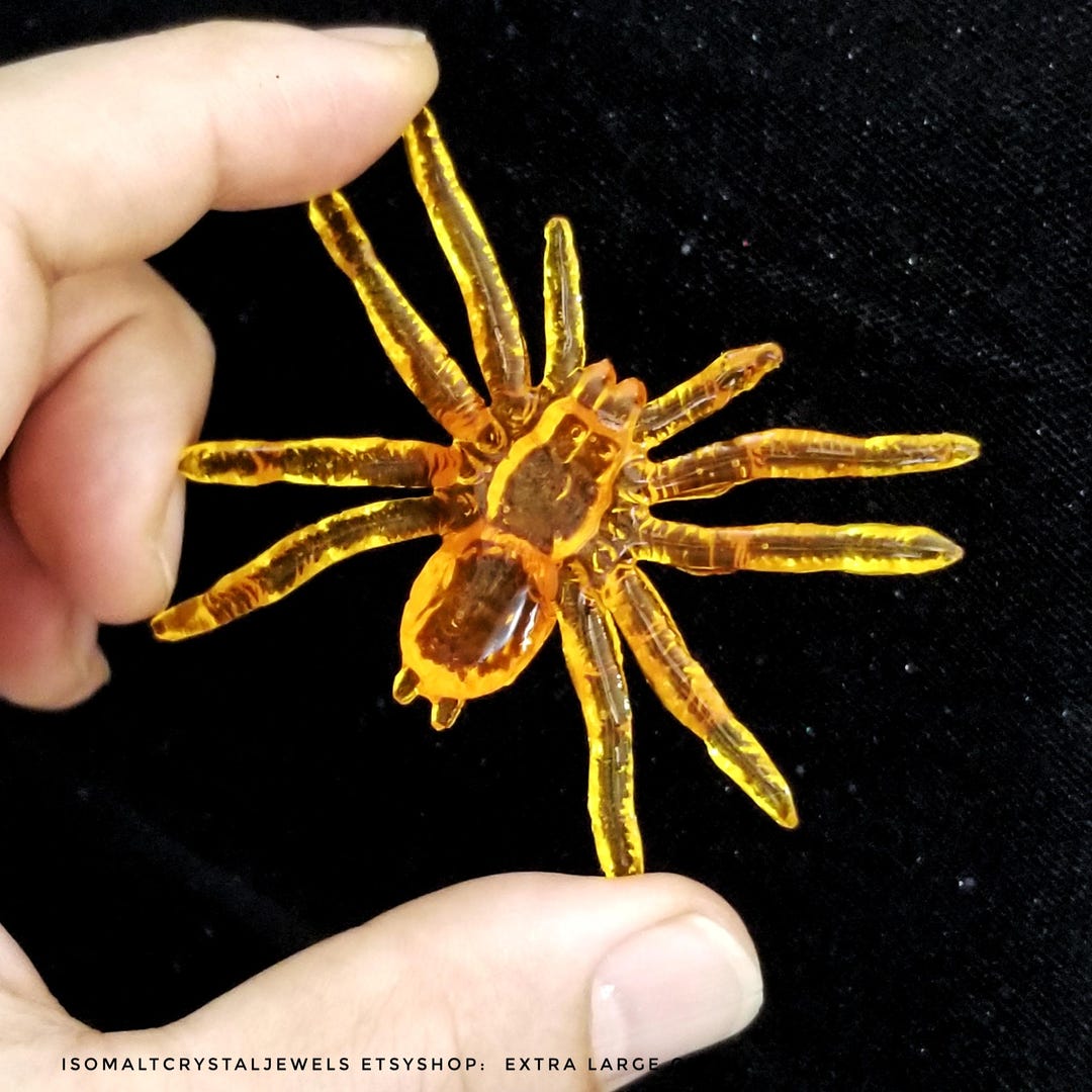 Extra Large Crystal Sugar Spider Halloween Cake Topper, Spider Cake ...