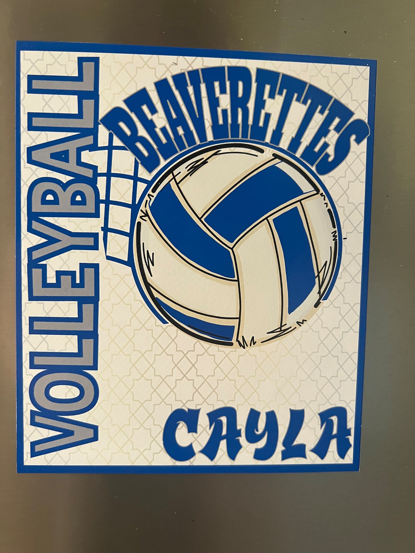 Volleyball Magnet - Etsy